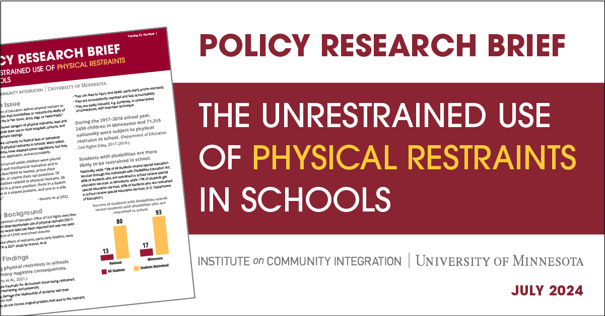 Policy Research Brief, Vol. 31, No. 1 | The Unrestrained Use of ...