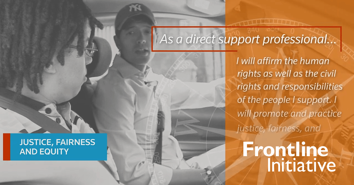 Frontline Initiative: DSPs Using the NADSP Code of Ethics | Volume 19 ...