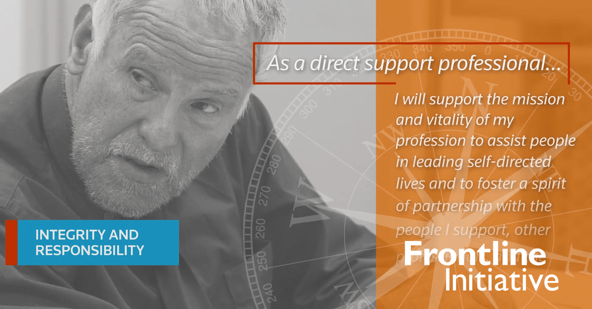 Frontline Initiative: DSPs Using the NADSP Code of Ethics | Volume 19 ...