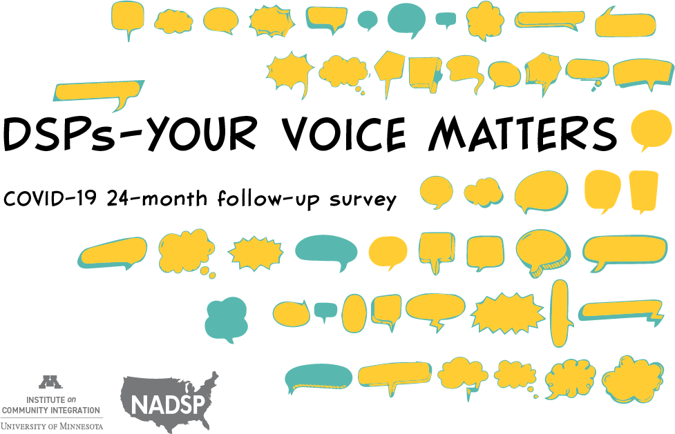 New DSP Survey | Institute on Community Integration
