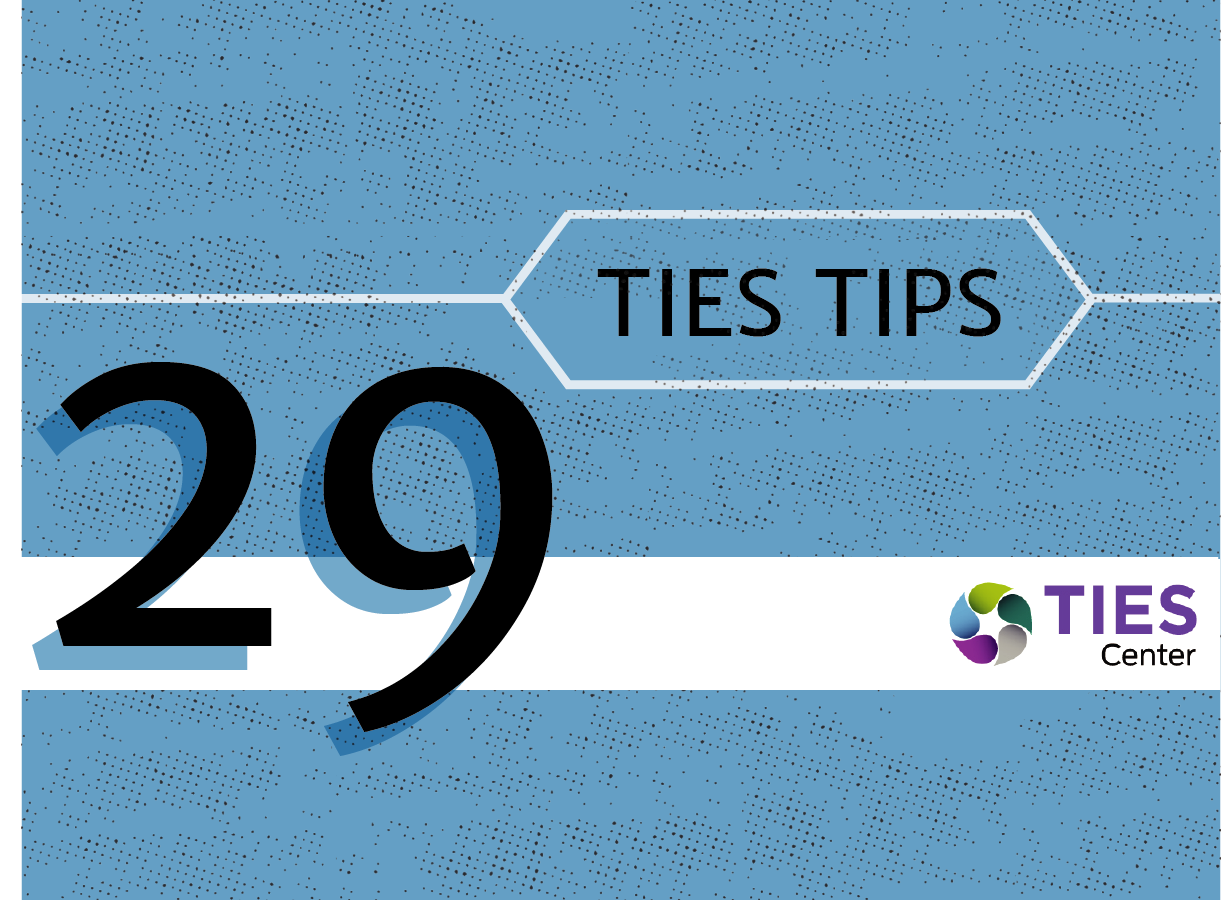 TIES TIPS | Communicative Competence | TIP #29: Creating Communication ...