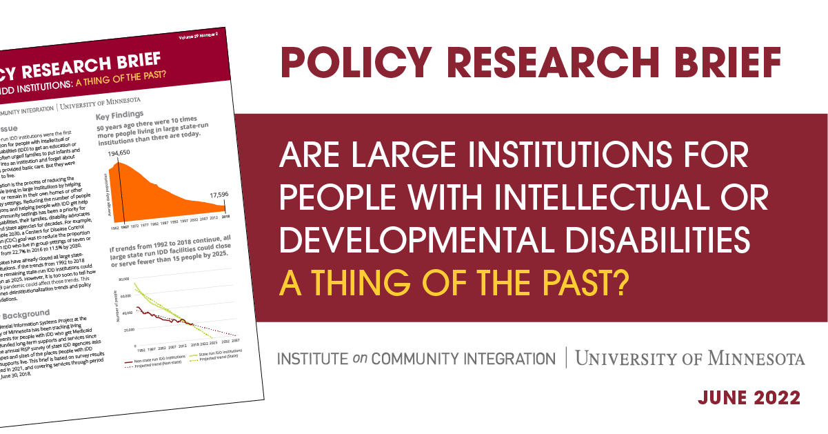 Policy Research Brief, Vol. 29, No. 2 | Are large institutions for ...
