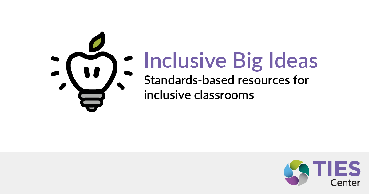 Compare and contrast elements of texts (Inclusive Big Idea #9) | TIES ...